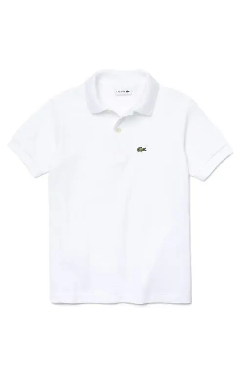 Lacoste Classic Cotton Piqué Polo - White