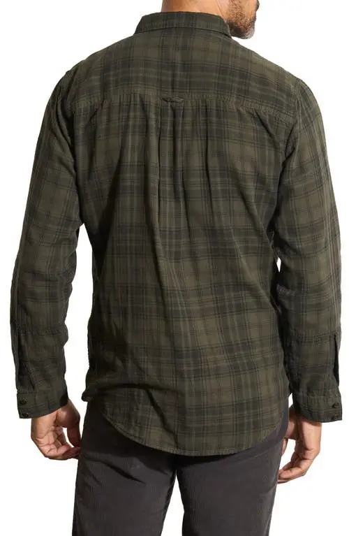 ROAN Redding Plaid Flannel Button-up Shirt - Olive Plaid