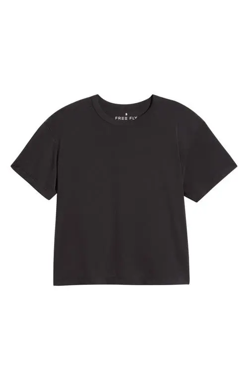 FREE FLY Elevate Boxy T-shirt - Black
