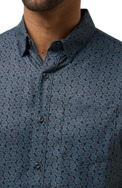 Travis Mathew Country Mile Short Sleeve Button-up Shirt