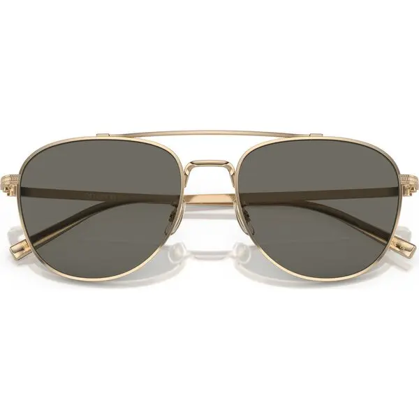 Oliver Spencer Rivetti 55mm Pilot Sunglasses - Gold