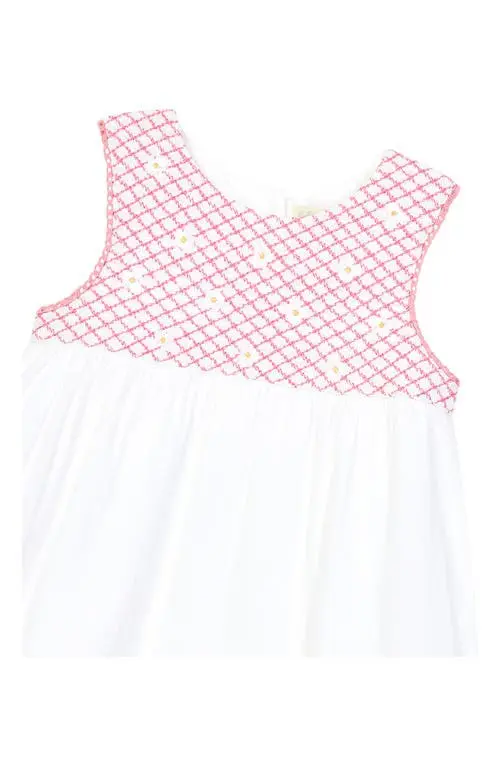 Jojo Maman Bebe Duck Embroidered Dress In White - 50% Off | Editorialist