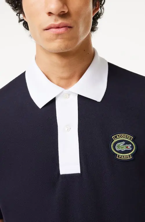 Lacoste Classic Fit Logo Patch Piqué Polo