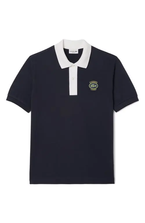 Lacoste Classic Fit Logo Patch Piqué Polo