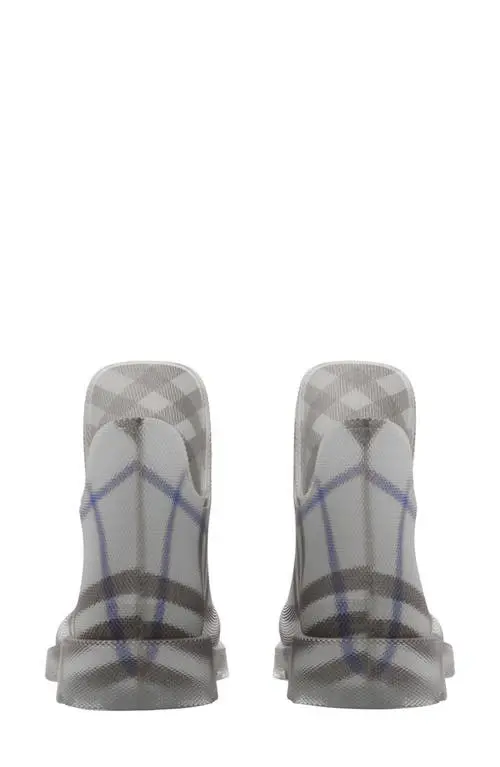 Burberry Marsh Check Textured Ankle Boot In Lichen Check  display picture 3