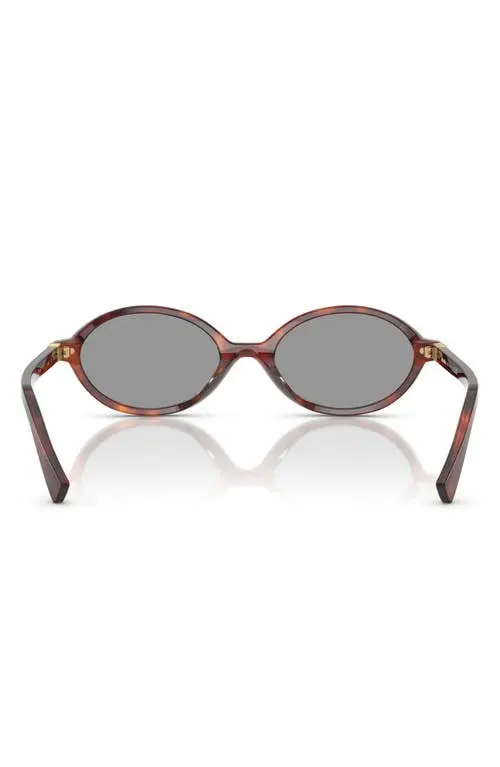 Miu Miu 50mm Oval Sunglasses - Grey