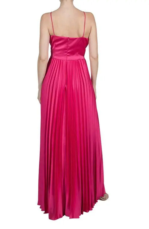 formal dresses edmond ok Betsy & Adam Women's Plus Size Sheath Scuba Crepe Drape Back Dress, Navy Blue, 14W main image 1