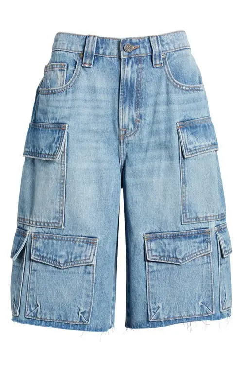 HIDDEN JEANS Baggy Denim Cargo Shorts