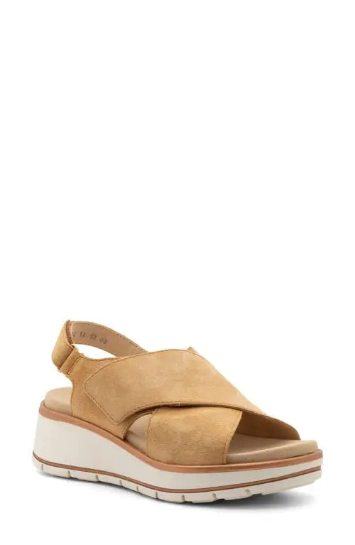 ARA Santiago Slingback Platform Wedge Sandal