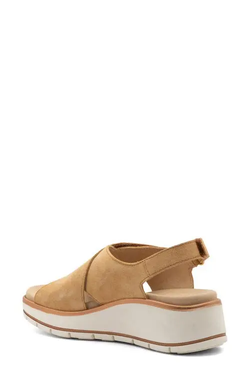 ARA Santiago Slingback Platform Wedge Sandal