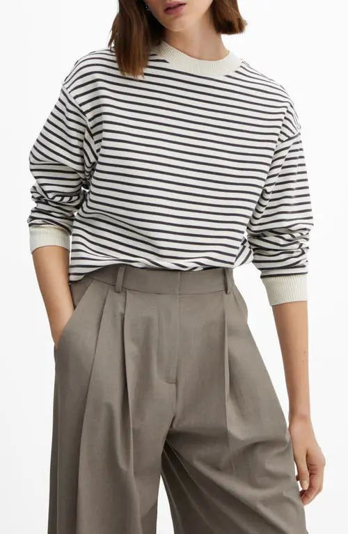 Mango Striped Sweatshirt