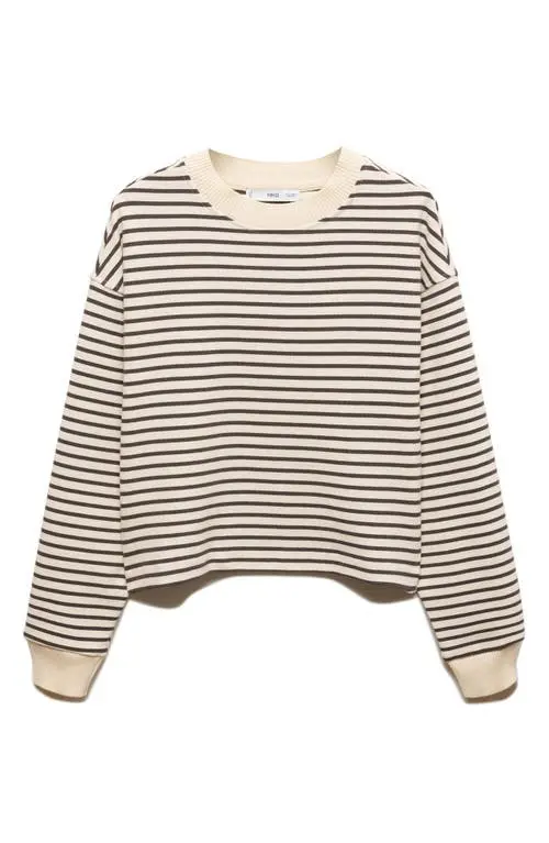 Mango Striped Sweatshirt