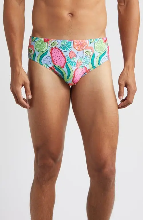 BOARDIES Ice & Slice Printed Swim Briefs - Pink Multi