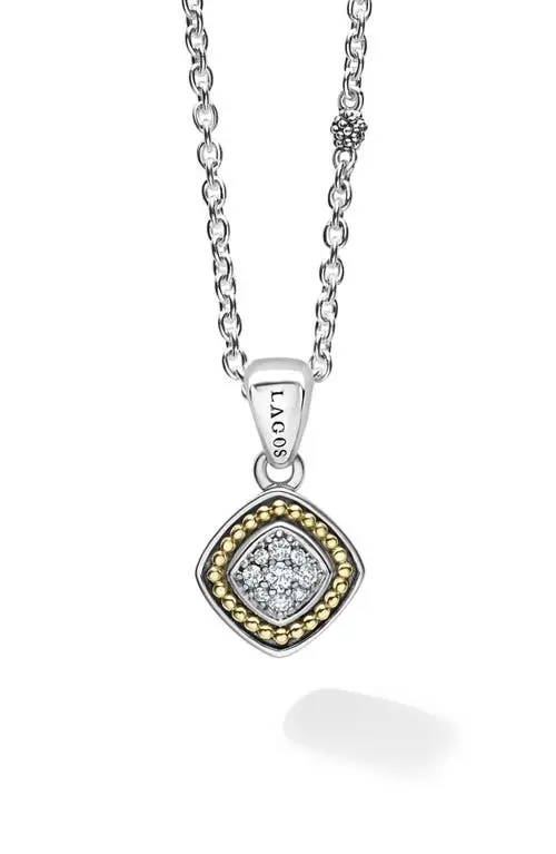Lagos Rittenhouse Diamond Pavé Pendant Necklace - Silver