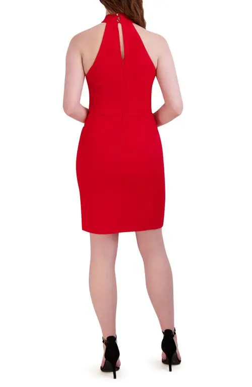 Julia Jordan Halter Neck Sheath Dress