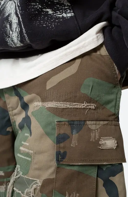 Mnml Distressed Cargo Shorts