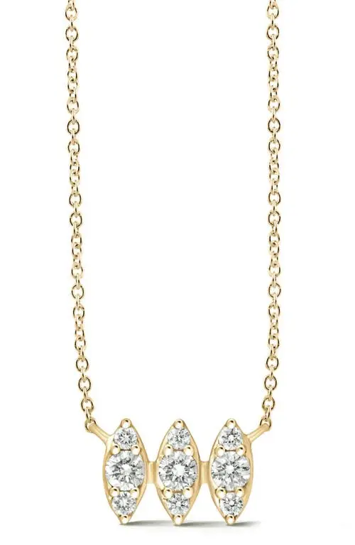 DANA REBECCA DESIGNS Sophia Ryan Diamond Marquise Pendant Necklace - Yellow Gold/diamond