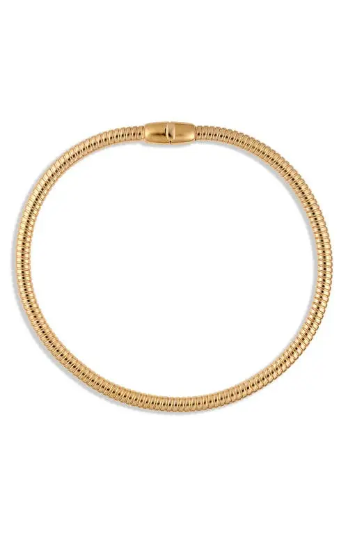 IVI LOS ANGELES Slim Gaia Necklace - Yellow Gold