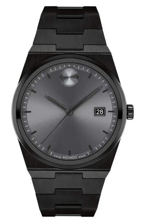 Movado Quest Bracelet Watch - Gray Dial