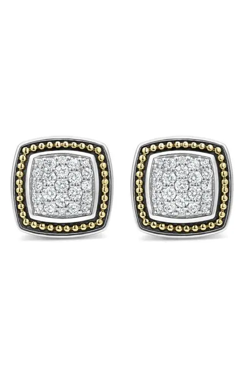 Lagos Rittenhouse Diamond Pavé Stud Earrings