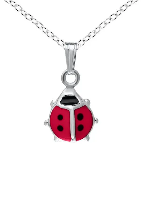 MIGNONETTE Sterling Ladybug Necklace - Silver