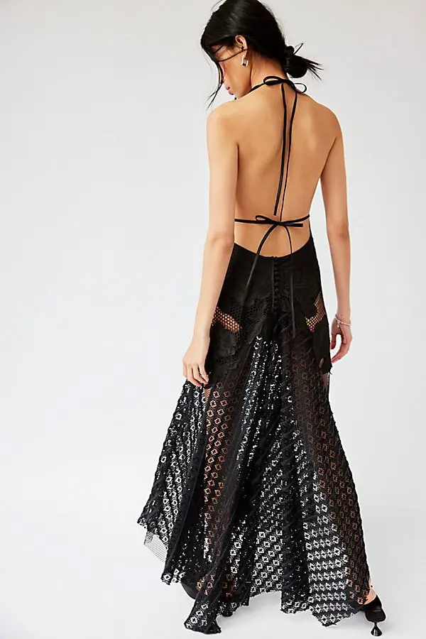 Free People Celeste Maxi Dress In Black - 67% Off | Editorialist
