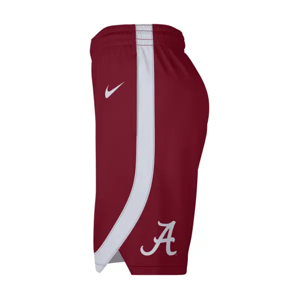 Nike Alabama 2023/24 Road College Basketball Replica Shorts In Red