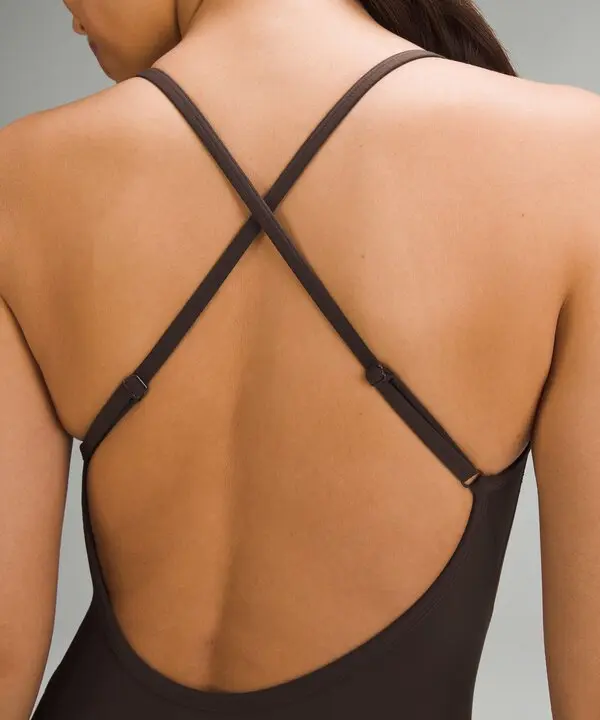 Lululemon Align™ Cross-Back Bodysuit 25 - Espresso | Editorialist