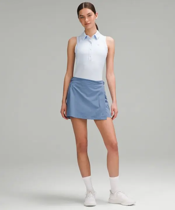Lululemon Wrap-front Mid-rise Golf Skirt
