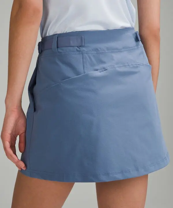 Lululemon Wrap-front Mid-rise Golf Skirt