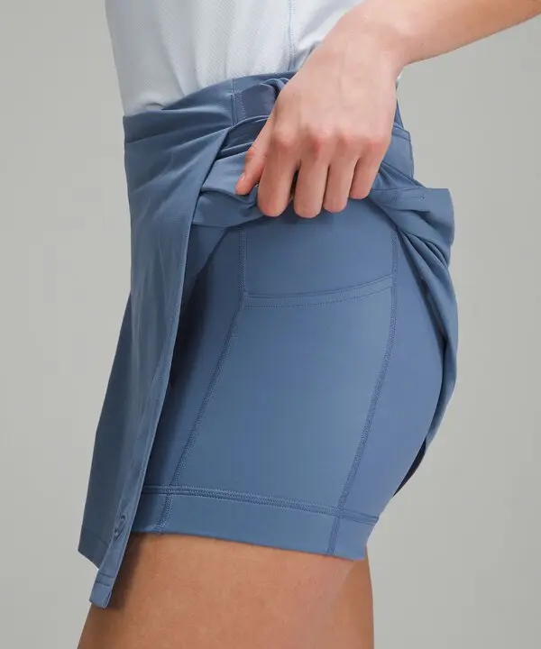 Lululemon Wrap-front Mid-rise Golf Skirt