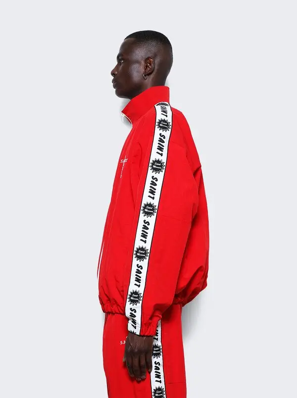 Saint Mxxxxxx Track Jacket - Red | Editorialist