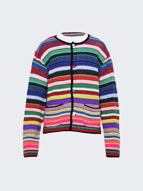 SAINT MXXXXXX Lastman Knit Cardigan - Multi