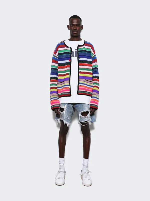 SAINT MXXXXXX Lastman Knit Cardigan - Multicolor