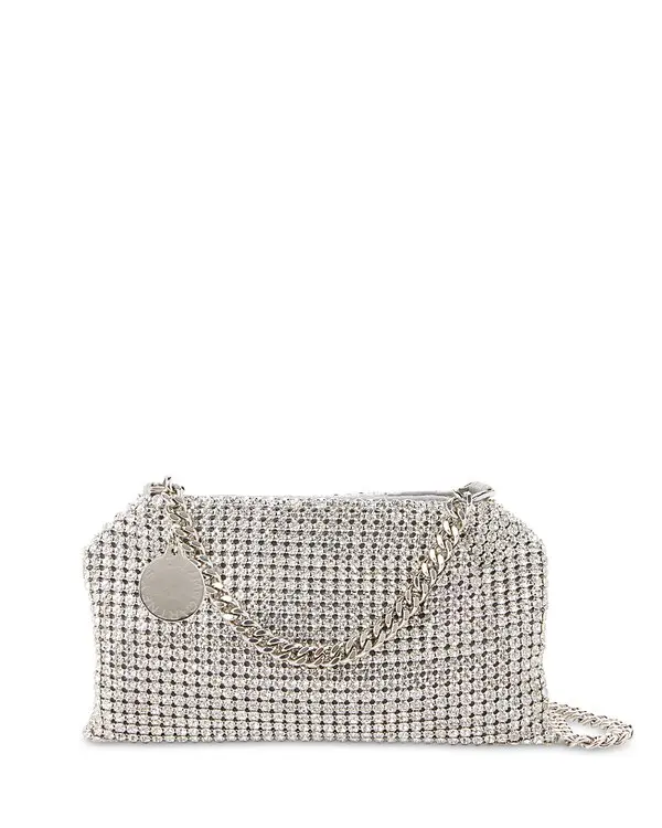 Stella McCartney Crystal Embellished Clutch - Silver