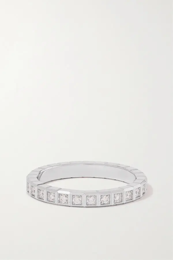 Chopard Ice Cube 18-karat Diamond Ring - White Gold