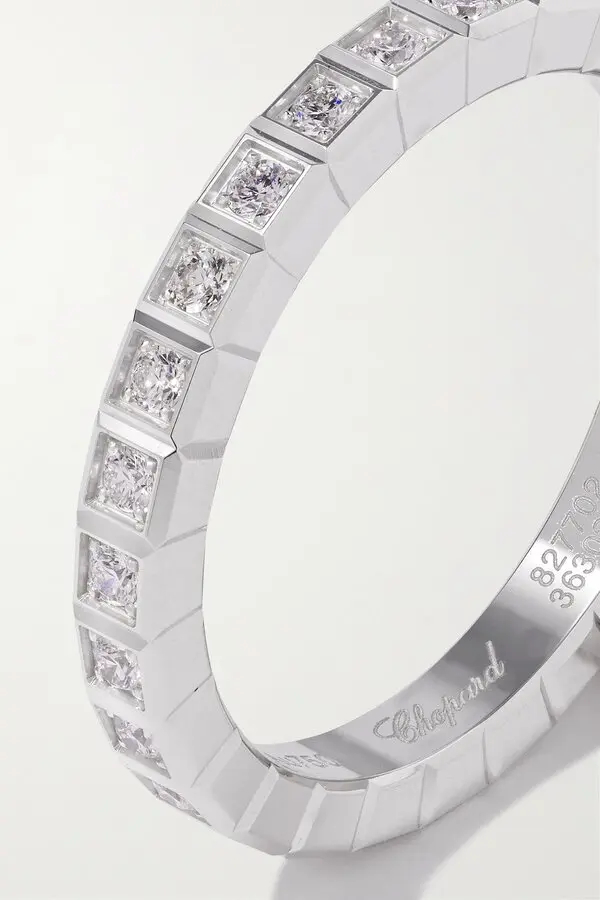 Chopard Ice Cube 18-karat Diamond Ring - White Gold