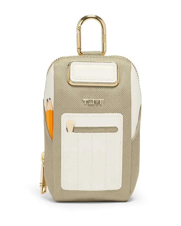Tumi Golf Pouch With Tees - Off White/