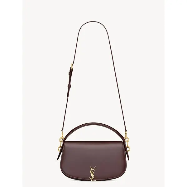 Saint Laurent Voltaire Shoulder Bag - Raisin