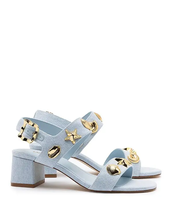 Larroude Madison Studded Strappy Sandals - Maya