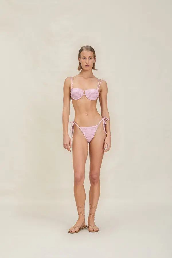 Devon Windsor Libby Bikini Bottom - Purple / Pink