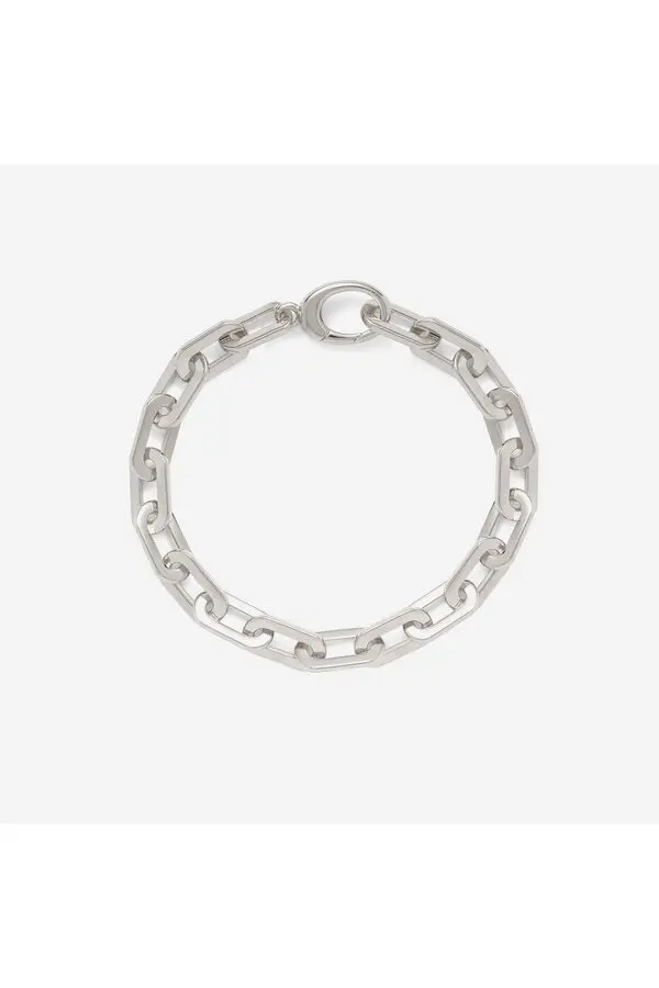 Lady Grey Octagon Chain Bracelet