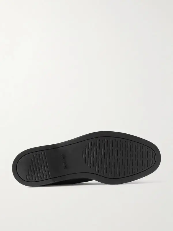 John Lobb Pace Full-grain Leather Loafers