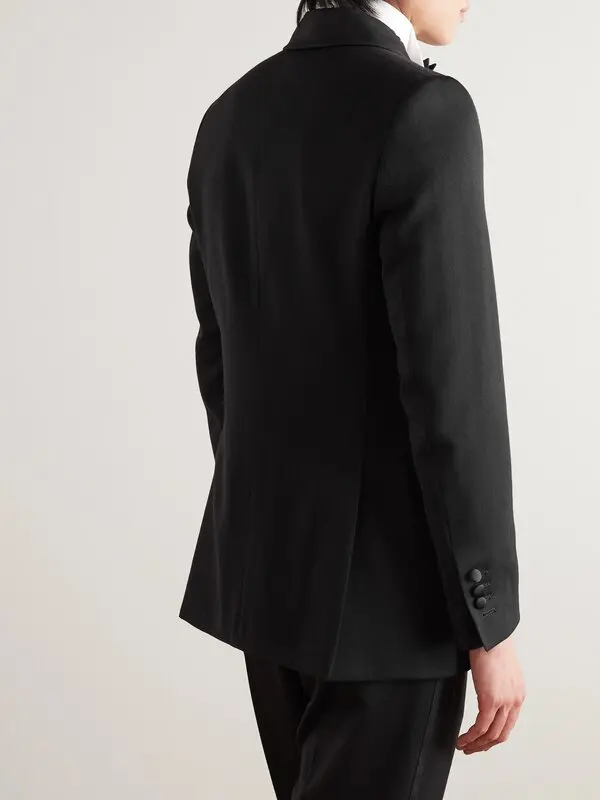 Favourbrook Hampton Shawl-Collar Grosgrain-Trimmed Wool Tuxedo