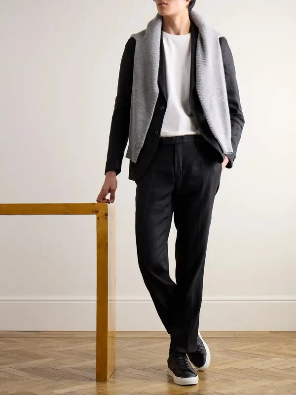 Mr P. Unstructured Linen Suit Jacket