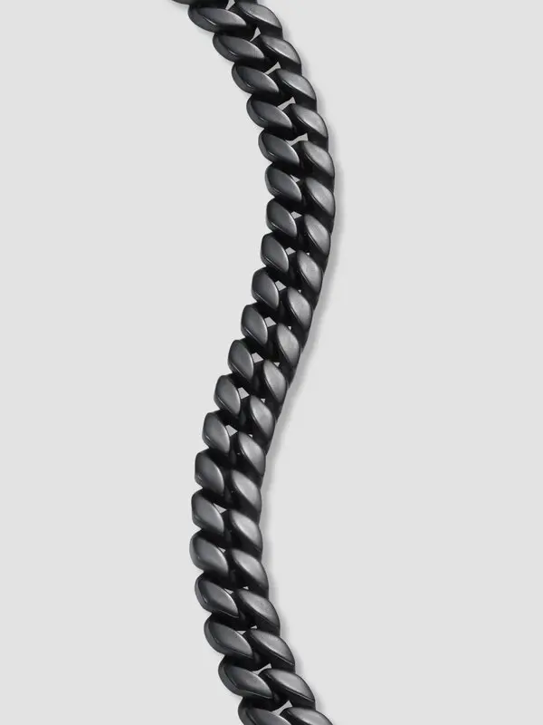 David Yurman Curb Chain Bracelet In Titanium, 8mm