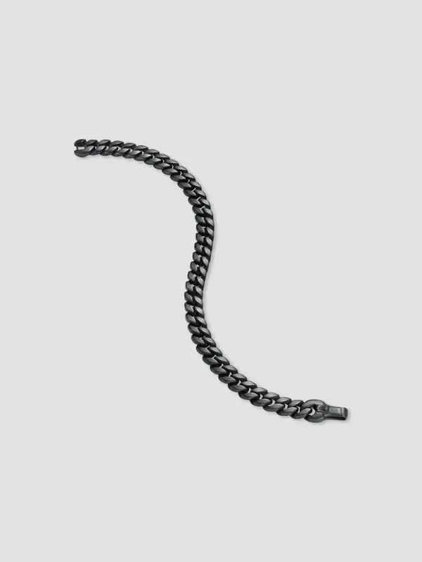 David Yurman Curb Chain Bracelet In Titanium, 8mm