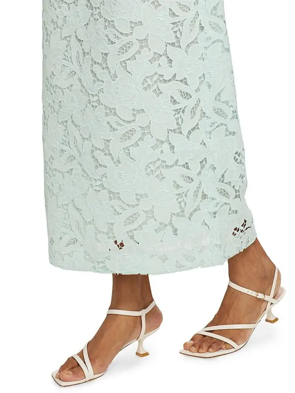 Zimmermann Natura Lace Pencil Midi-skirt