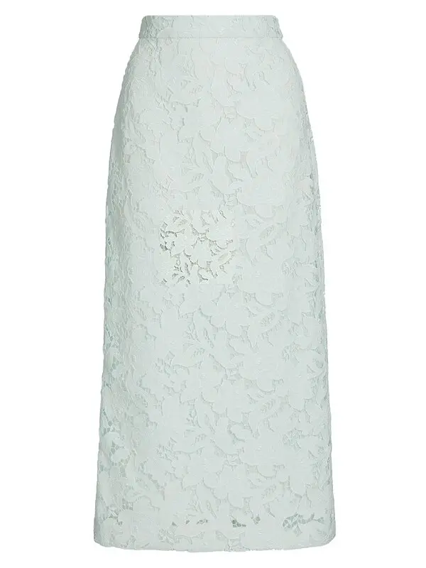 Zimmermann Natura Lace Pencil Midi-skirt