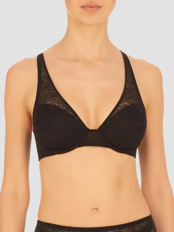 Natori Pretty Smooth Lace T-shirt Bra - Black